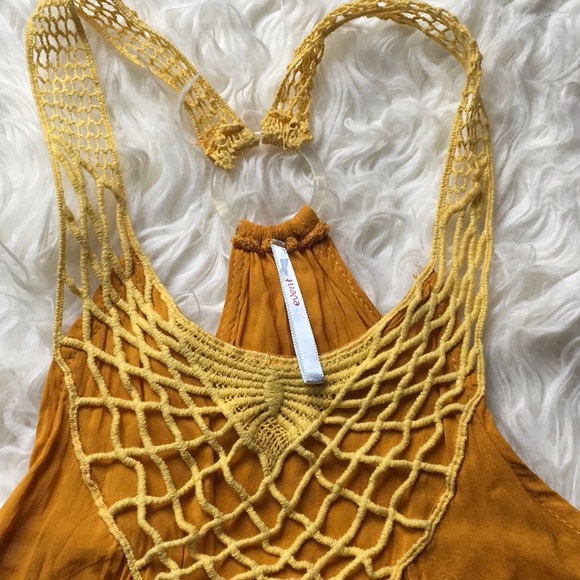 Event | Tops | Gorgeous Yellow Top With Crochet Details | Poshmark